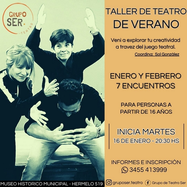 Taller Intensivo de Verano del Grupo de Teatro SER